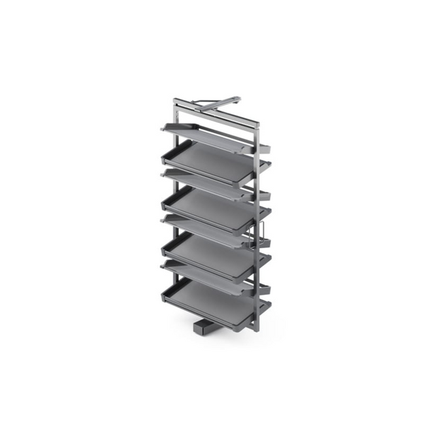 Rotary shoe basket (8 shelves) - Antracite - Furnica