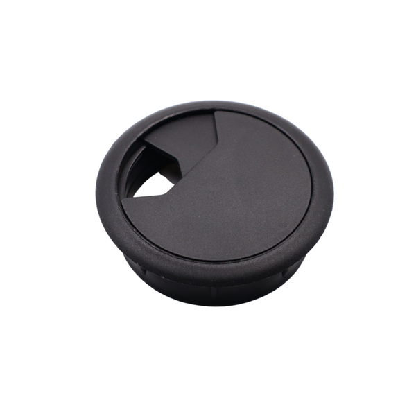 Plastic Cable Grommet Ø60mm, Black - Furnica