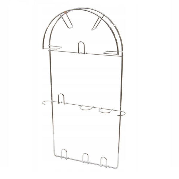 Wall-Mounted Vacuum Hose Holder - Large - Chrome - Furnica